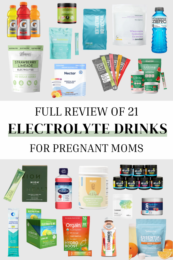 21 Best and Worst Electrolyte Drinks for Pregnancy